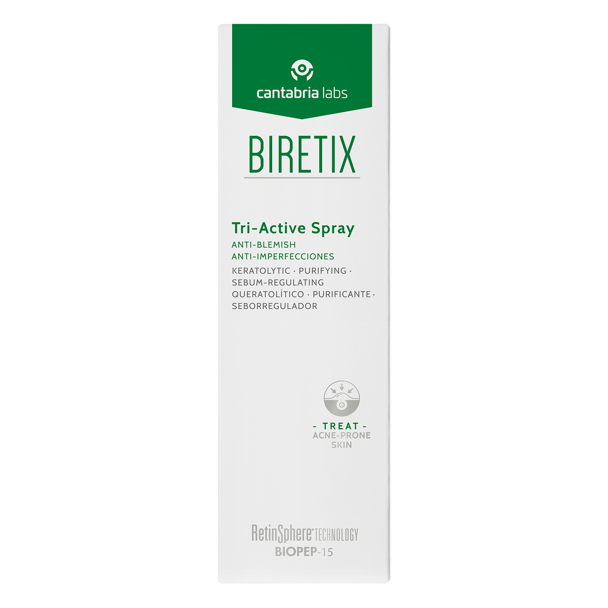 Cantabria labs – Biretix Tri Active Spray – 100 ml. – Sanapiel Farmacia Dermatológica