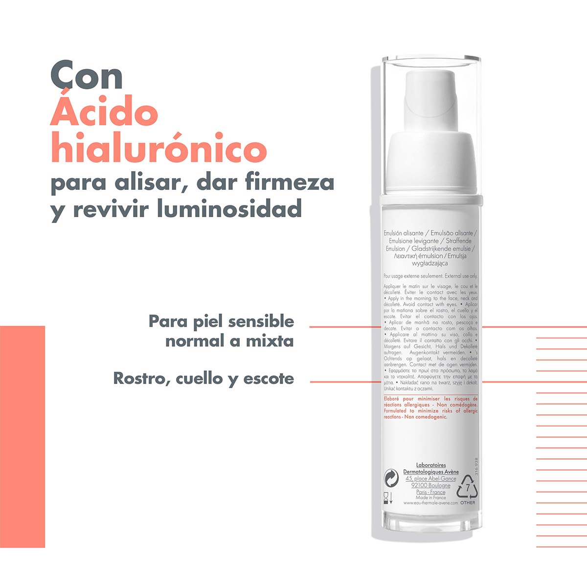 Avene - Physiolift Emulsión De Dia – 30 ml. – Sanapiel Farmacia ...