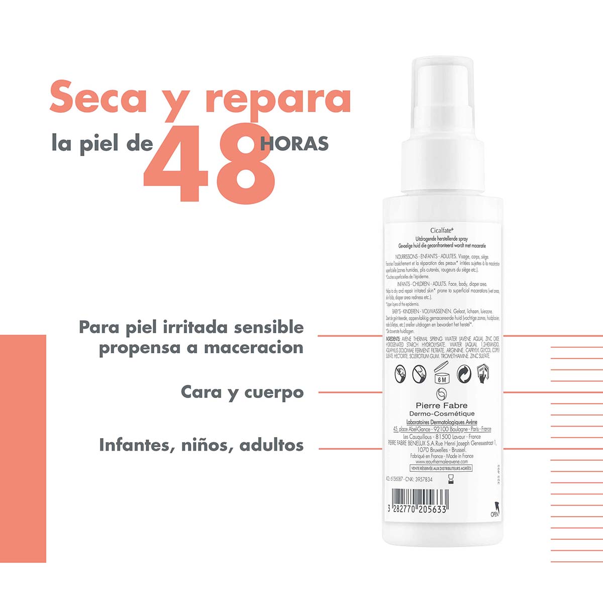 Avene - Cicalfate Spray - 100 ml. – Sanapiel Farmacia Dermatológica
