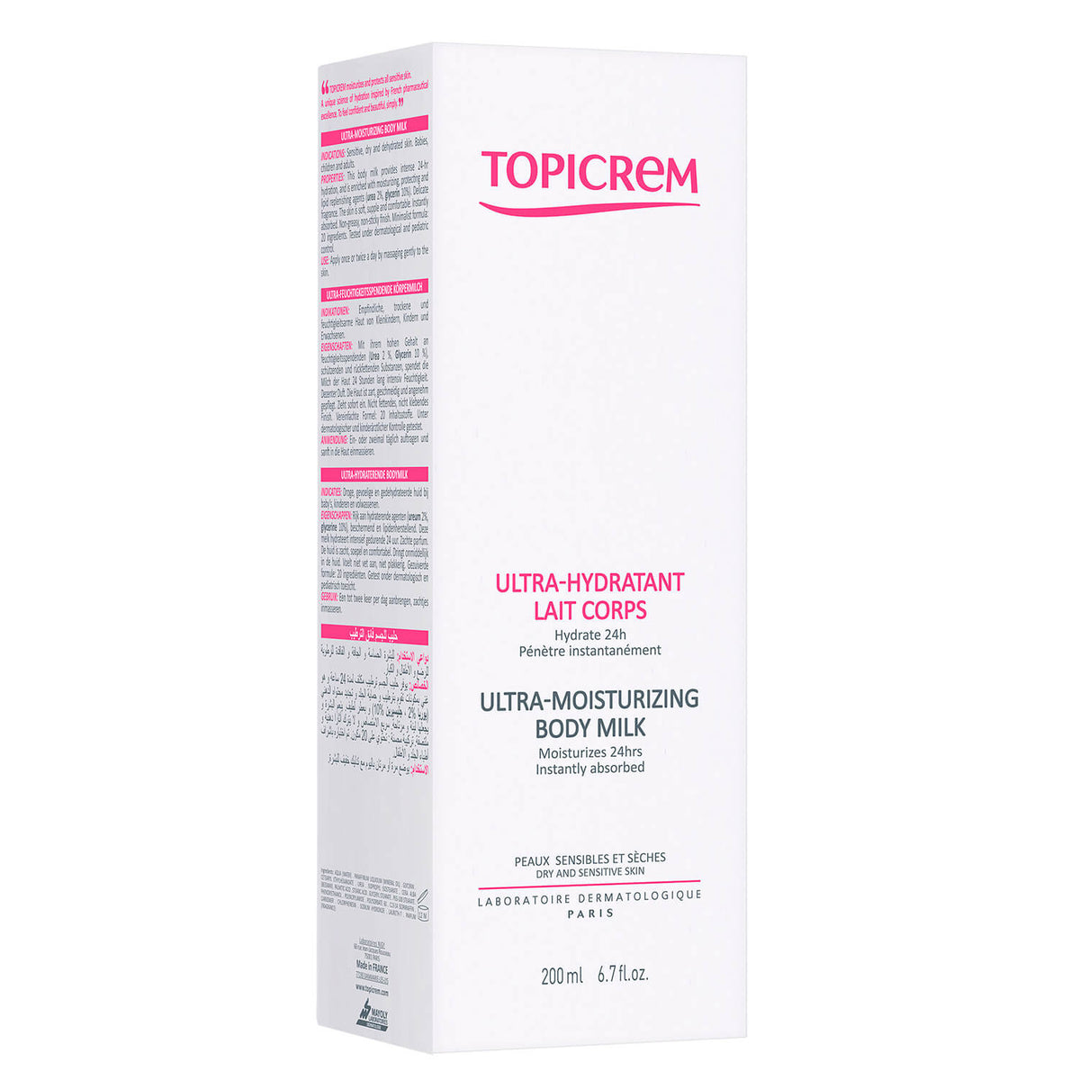 Topicrem - Crema para la Piel Sensible Leche Corporal Ultra-hidratante ...