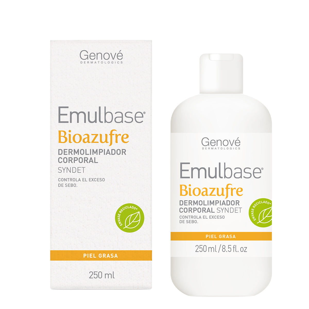 Genové – Emulbase Bioazufre – 250 ml. – Sanapiel Farmacia Dermatológica