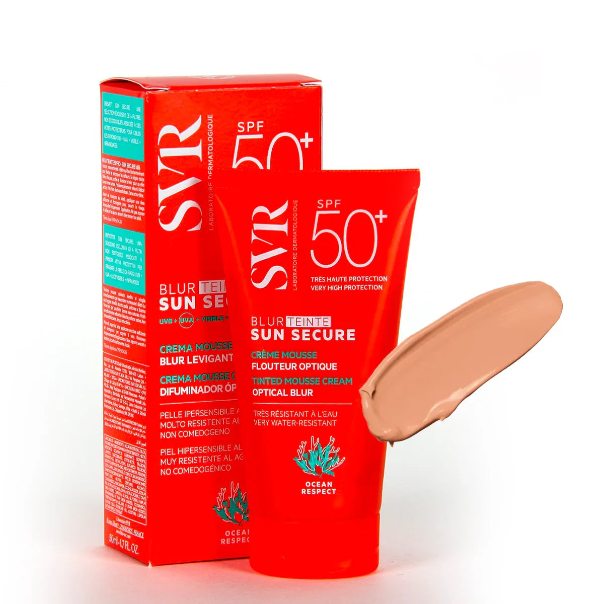 SVR - Sun Secure Blur Teinte SPF50+ - 50 ml. – Sanapiel Farmacia ...