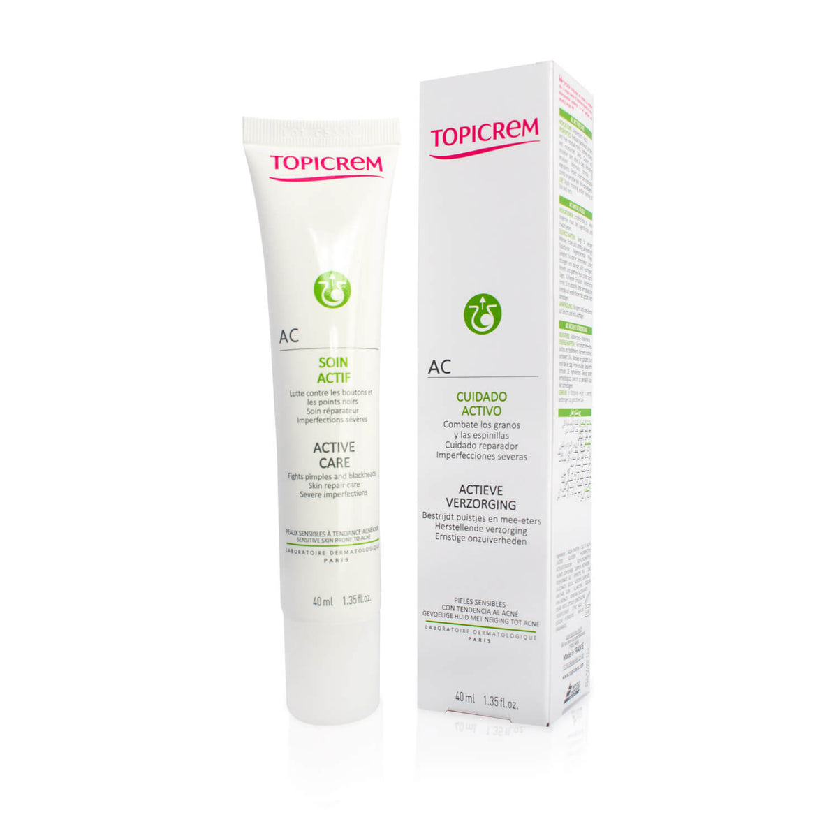 Topicrem - AC Gel Crema Matificante Cuidado Activo - 40 ml. – Sanapiel ...